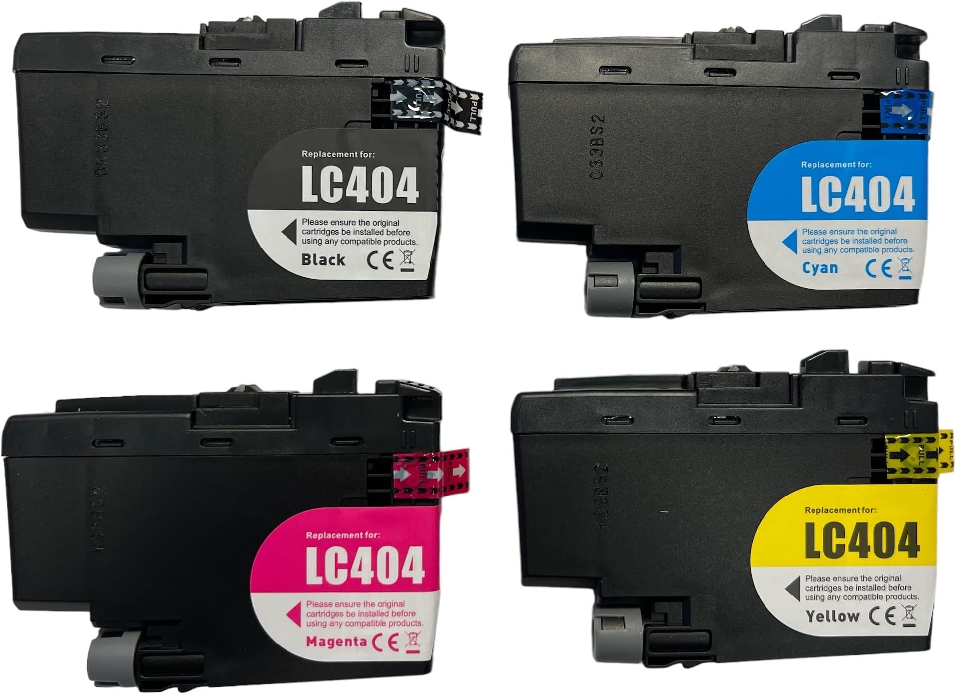 Amazon.com: Compatible LC404 Ink Cartridges Replacement for Brother LC ...