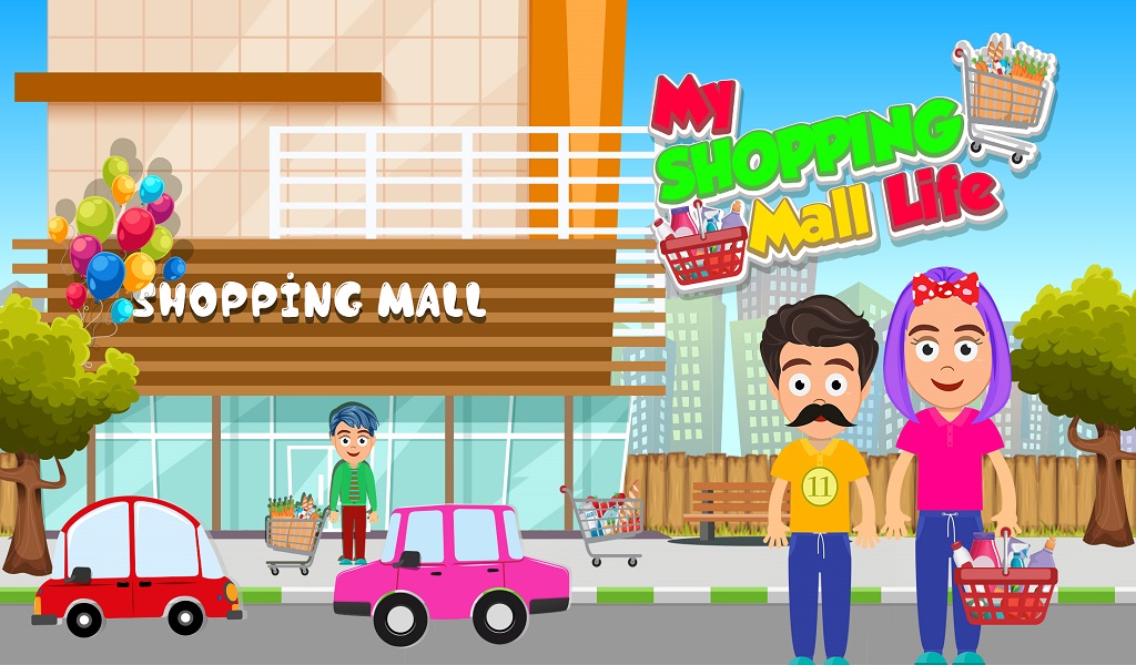 Pretend Play Shopping Mall Girl Supermarket Games for Boys Girls Kids ...