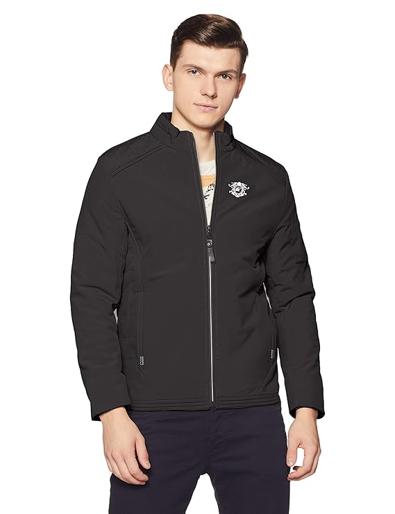 Buy Fort Collins Men's Quilted Jacket (793 FC_Black_L) at Amazon.in