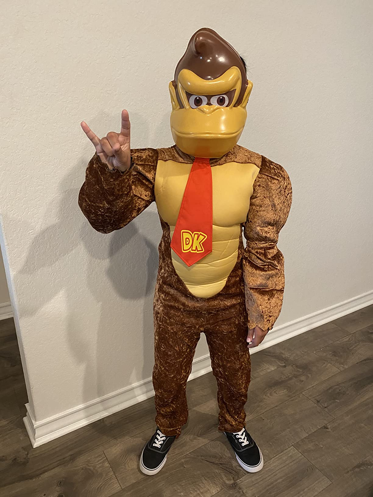 $8/mo - Finance Disguise Child Deluxe Donkey Kong Costume - L | Buy Now ...