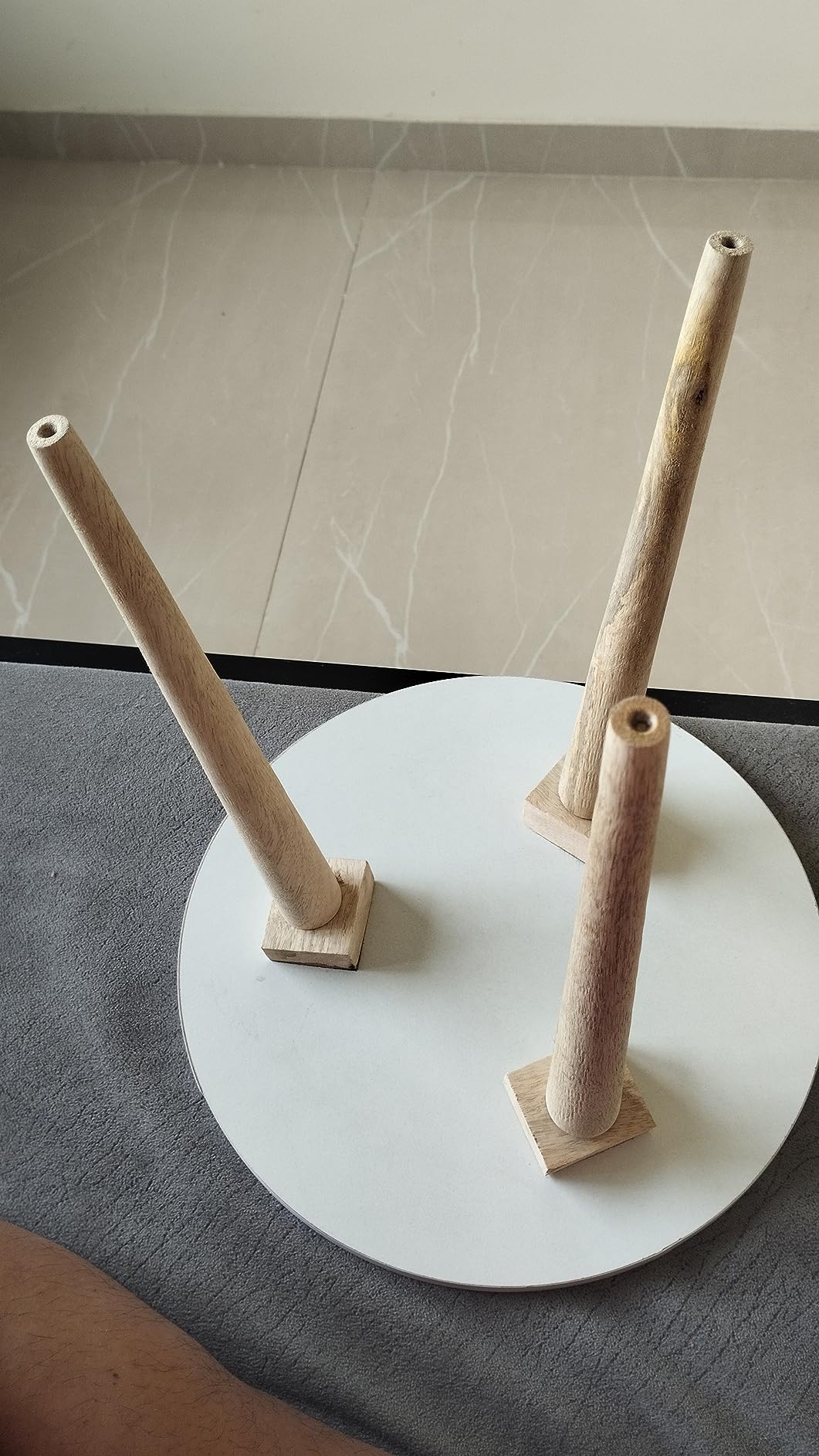 Rylan Beautiful Antique Wooden Foldable Side Table/End Table/Plant ...