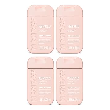 Amazon.com : Monday Haircare Smooth Shampoo & Conditioner Travel Pack ...