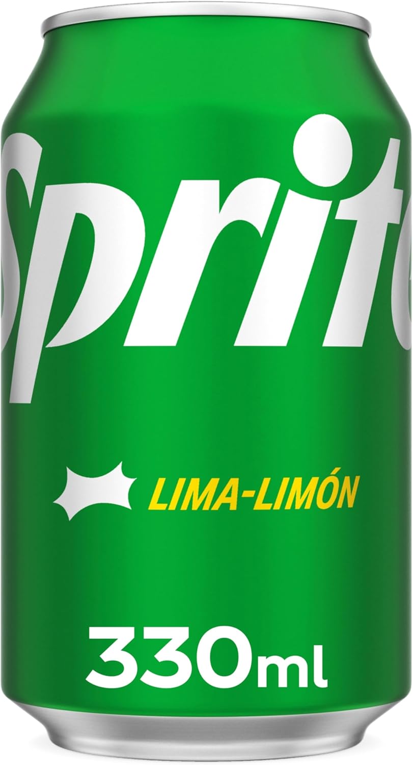 Sprite Lima Limón, Refresco Bajo en Calorías - Lata de 330ml : Amazon ...