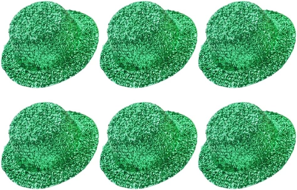 Amazon.com: STOBOK 6Pcs St. Paddys Day Mini Hat Decor Ireland Party ...