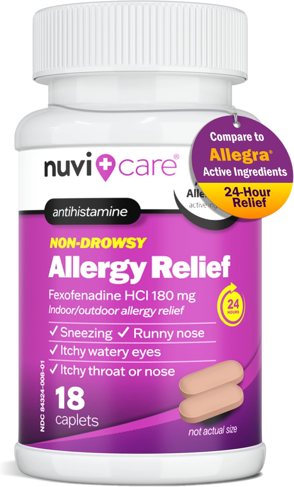 Amazon.com: Ohm Fexofenadine Antihistamine Indoor Outdoor Allergy ...