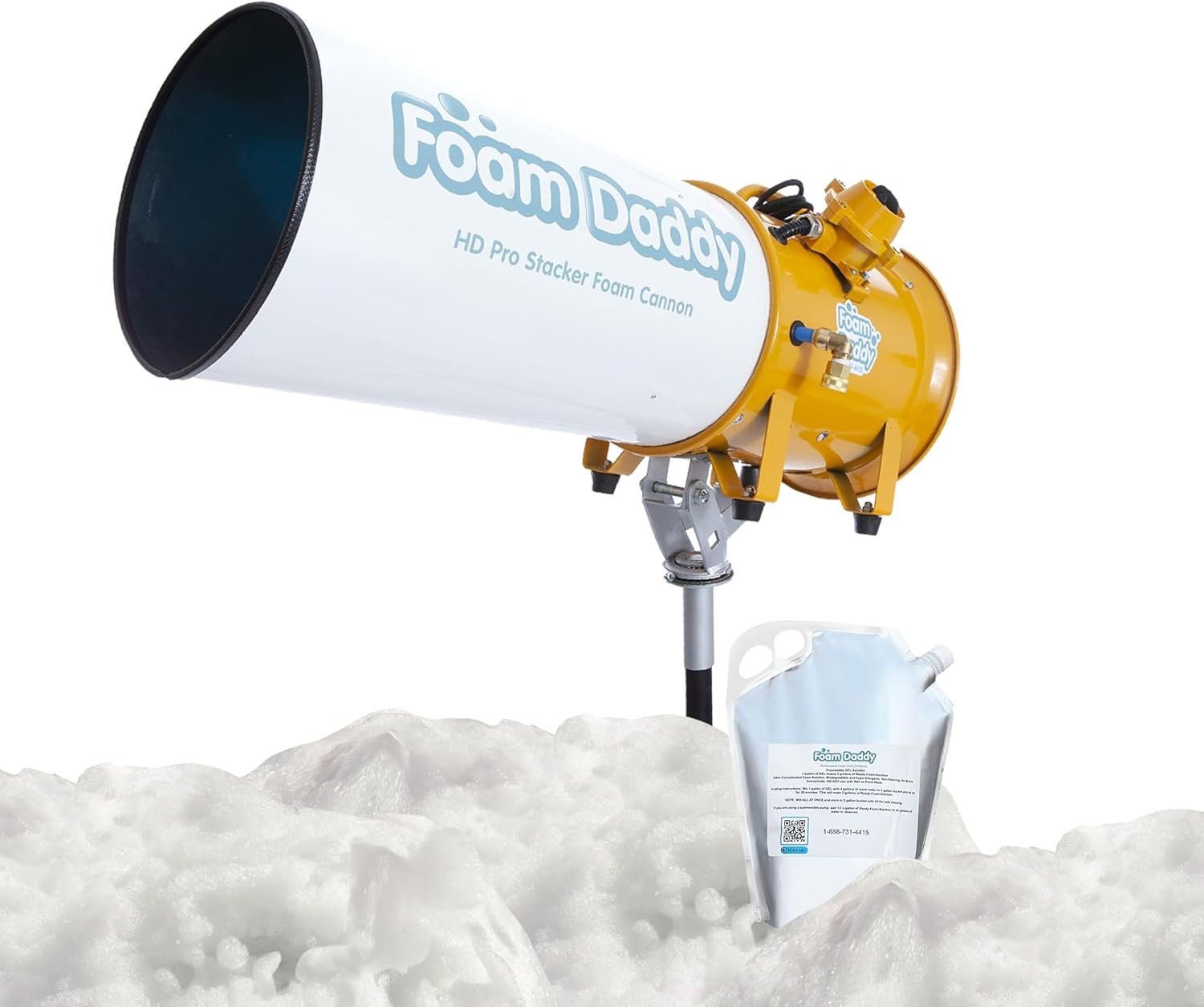 Amazon.com: HD Pro Stacker Foam Cannon - Shoots Up to 30ft for Sky-High ...