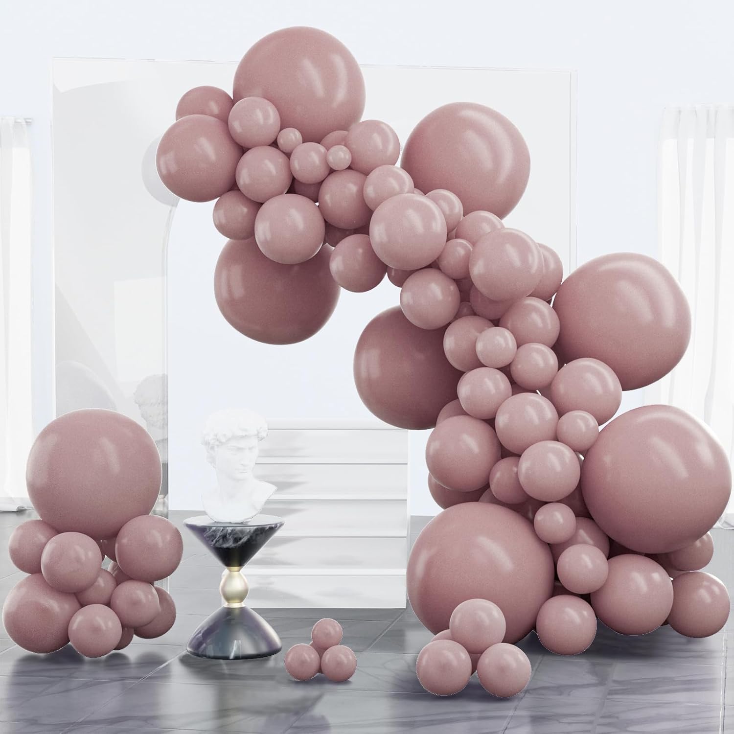 Amazon.com: PartyWoo Brown Balloons 140 pcs Different Sizes of 18 12 10 ...