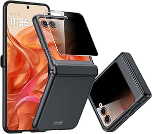 Amazon.com: CENMASO for Motorola Razr 2024 Case/Razr 2025 Case with Privacy Screen Protector ...