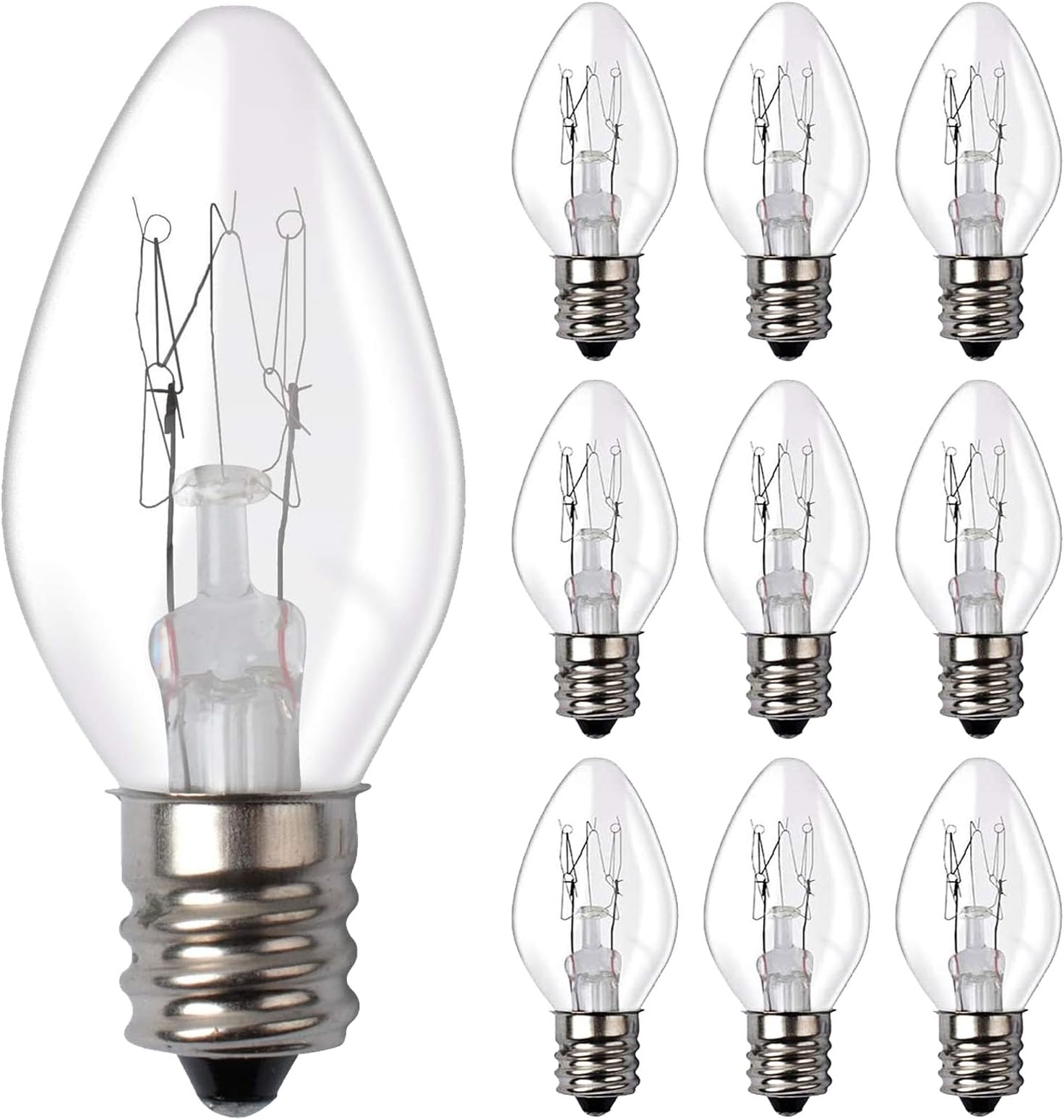 15 Watt Light Bulbs Compatible with Scentsy - C7 Replacement Salt Lamp ...