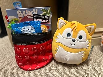 Amazon.com: Squishmallows Original 8-Inch Tails - Sonic The Hedgehog ...