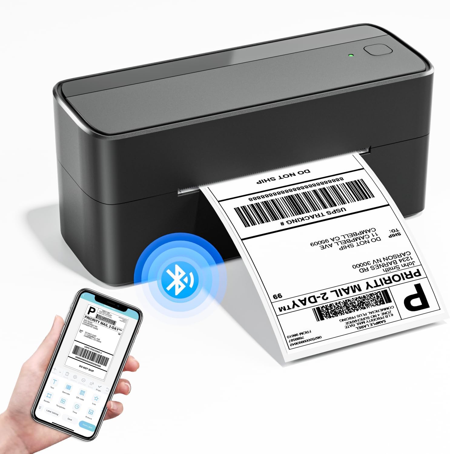 Zing® Direct Thermal Label High Speed Printer Compatible with Amazon ...