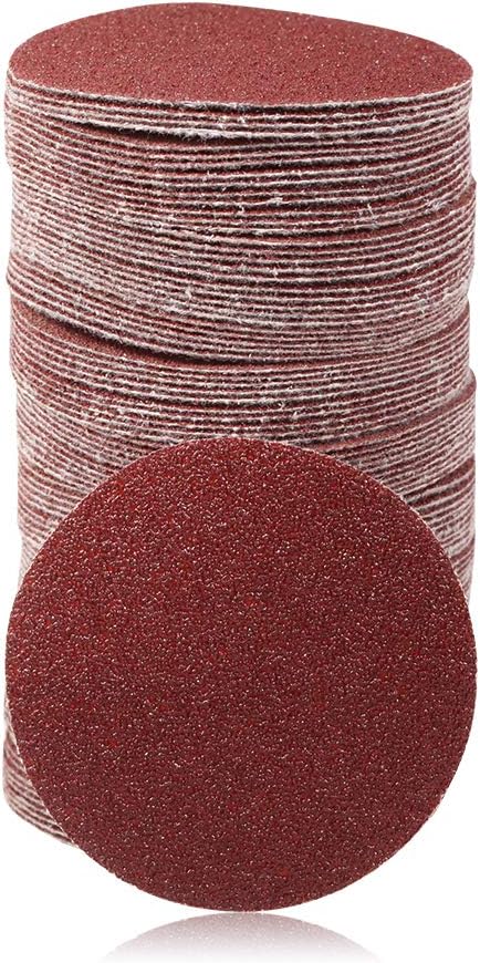 SPEEDWOX 100pcs Sanding Discs 3 Inch Sandpaper 60 Grit Hook and Loop ...