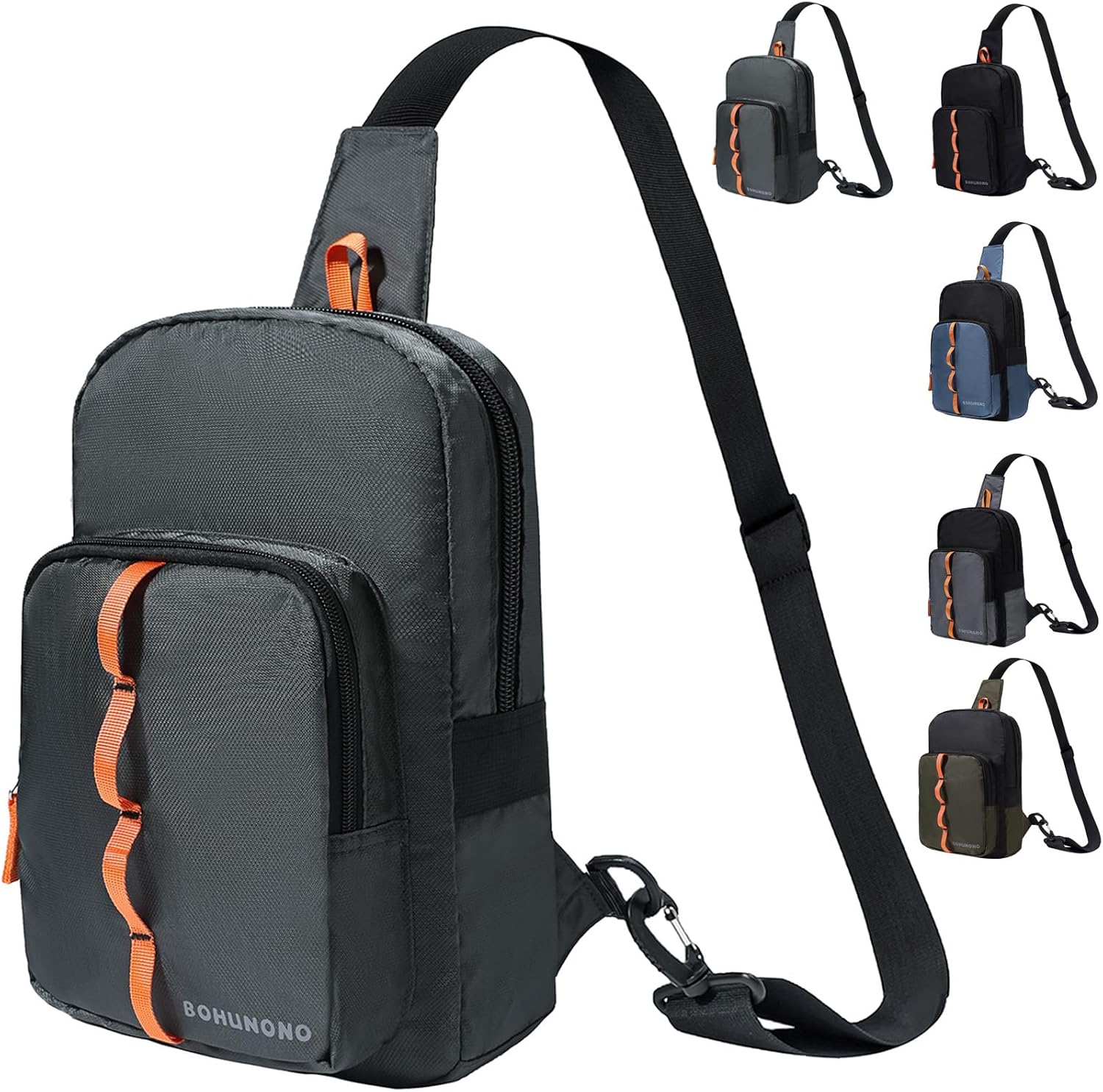 Amazon.com | bohunono Crossbody Sling Bag Backpack for Men Women,One ...