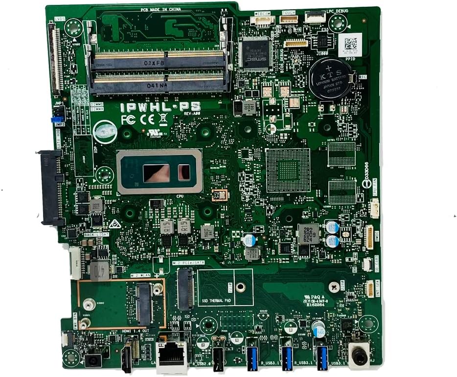 Amazon.com: CN-0RJJKJ 0RJJKJ RJJKJ Mainboard for Dell 3480 Laptop ...