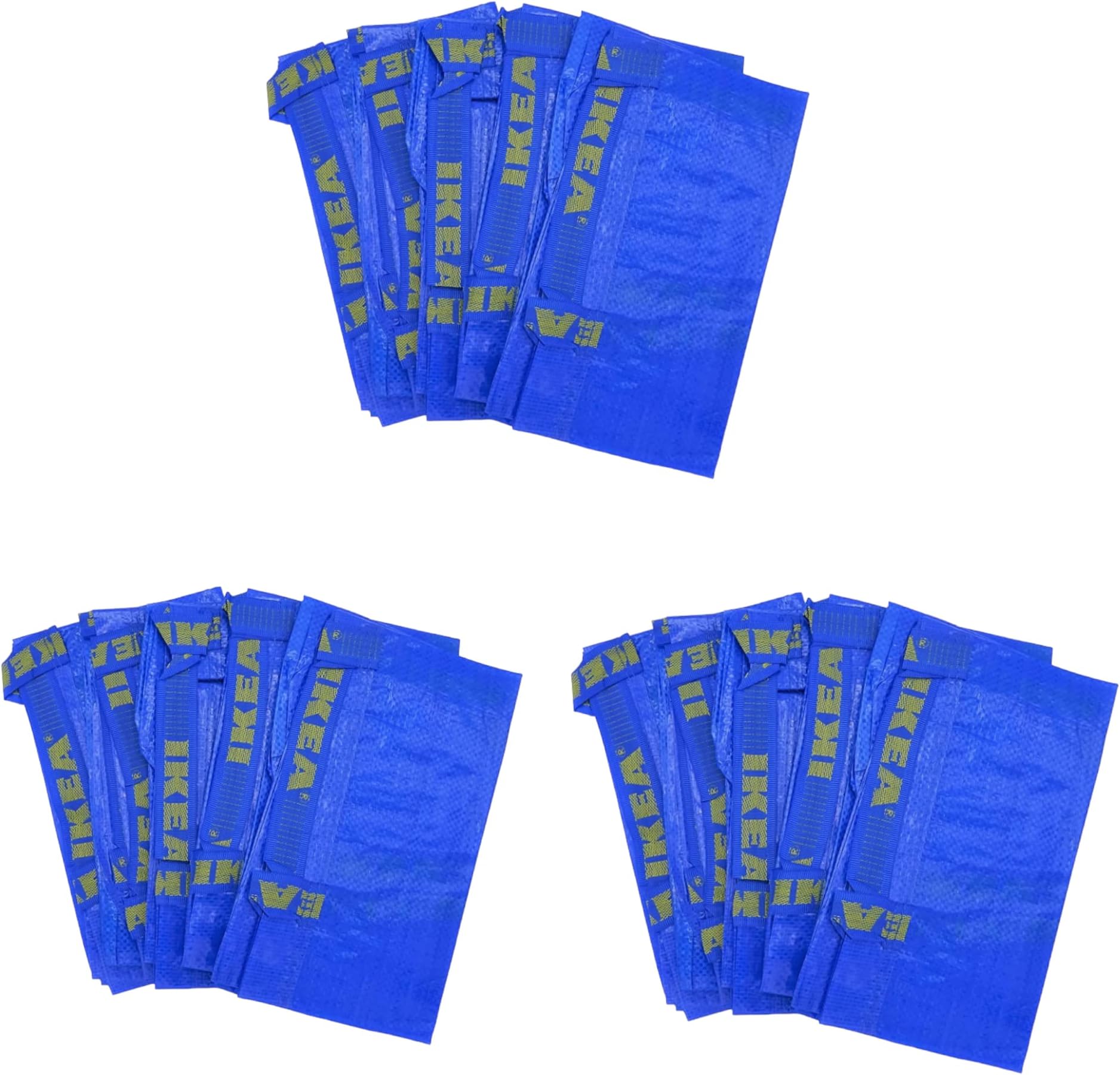 Ikea - 15x Frakta Blue Large Bags - Ideal For Shopping, Laundry ...