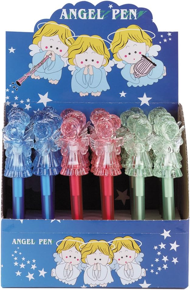 Amazon.com: Cute Angel Figural Pens Three Dozen Retail Display Box ...