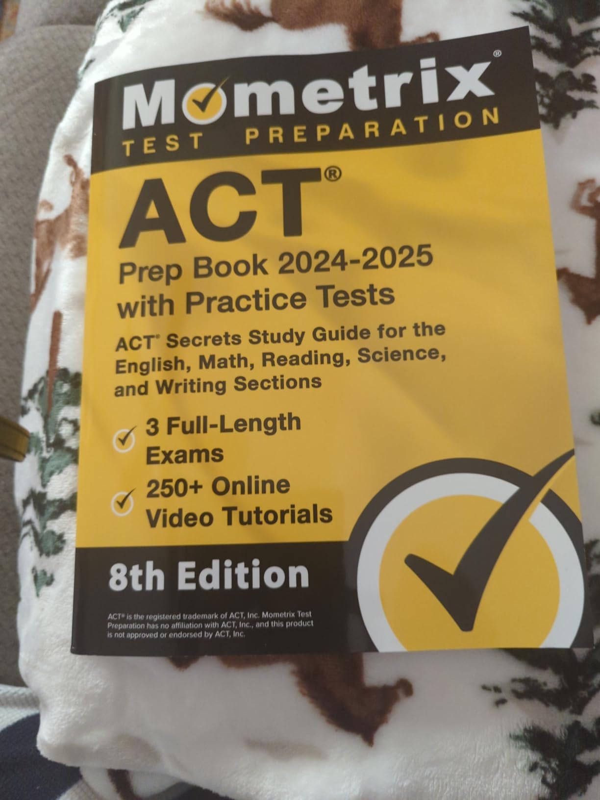 ACT Prep Book 2024-2025 with Practice Tests - 3 Full-Length Exams, 250 ...