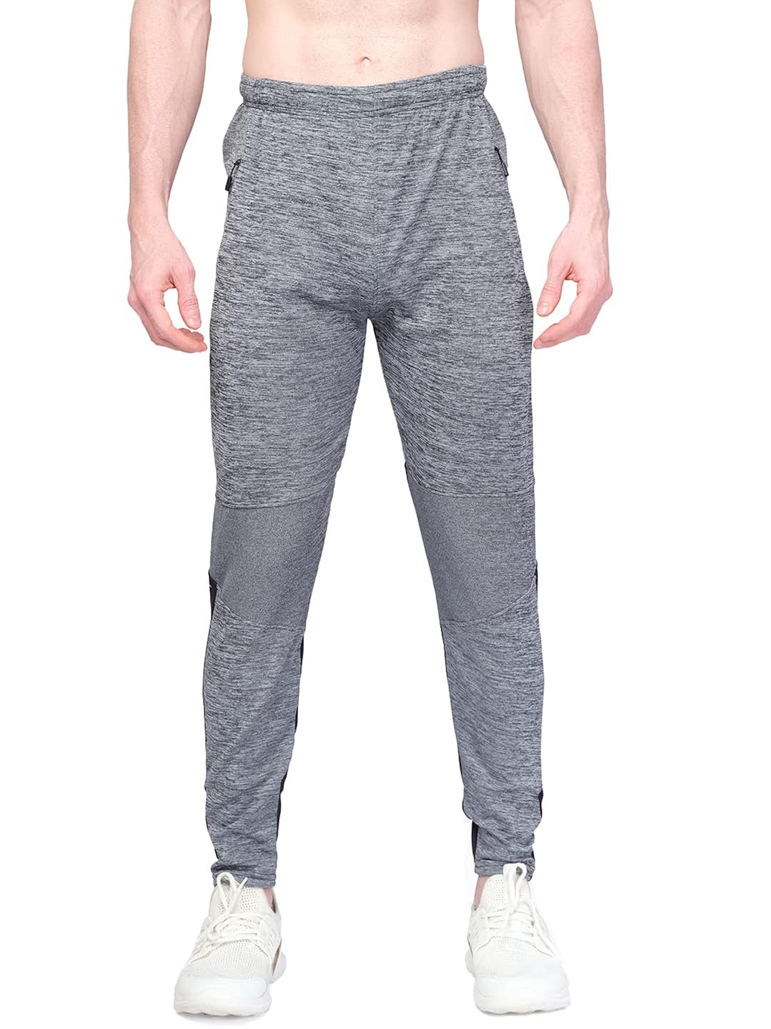 TECHNOSPORT Men's Regular Fit Track Pants (P533 Black Mel M) : Amazon ...