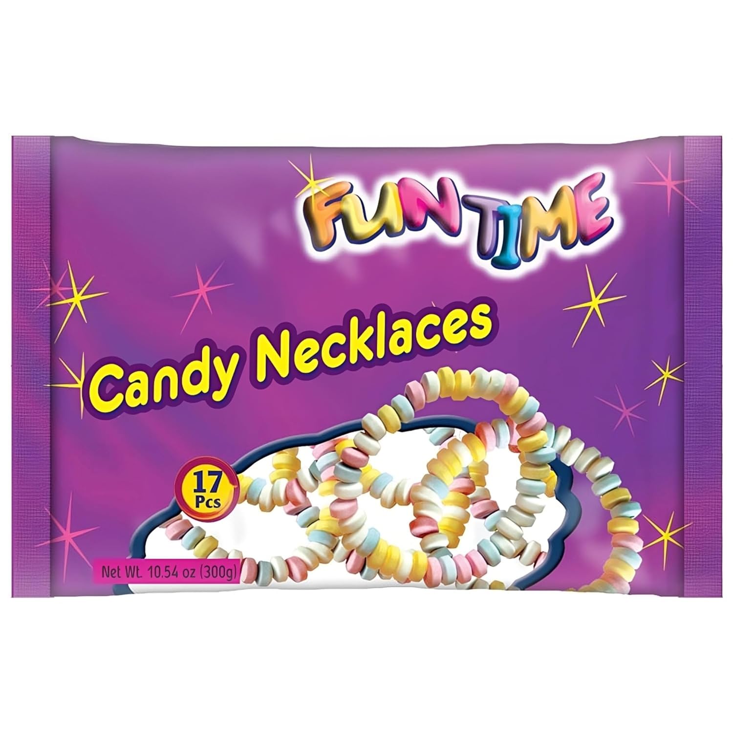 Amazon.com : Snacktery Candy Necklace for Kids - Pack of 17 Candy ...