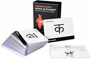 Amazon.com: Hindi Alphabet Flashcards – Learn Devanagari Script Fast | Consonants & Vowels Study ...