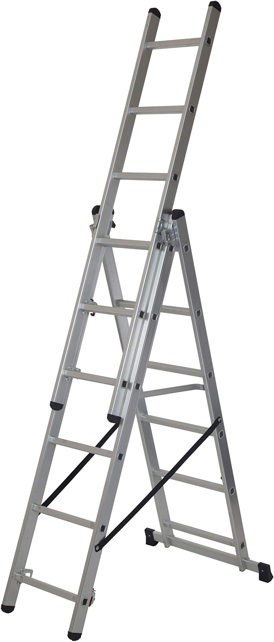 ABRU 2101418 4 in 1 Combination Ladder Combi, Silver, One Size : Amazon ...