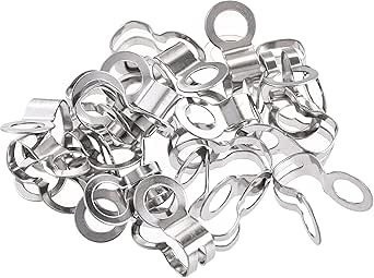 Amazon.com: uxcell Ball Chain Connector, Double Ring Style Link ...