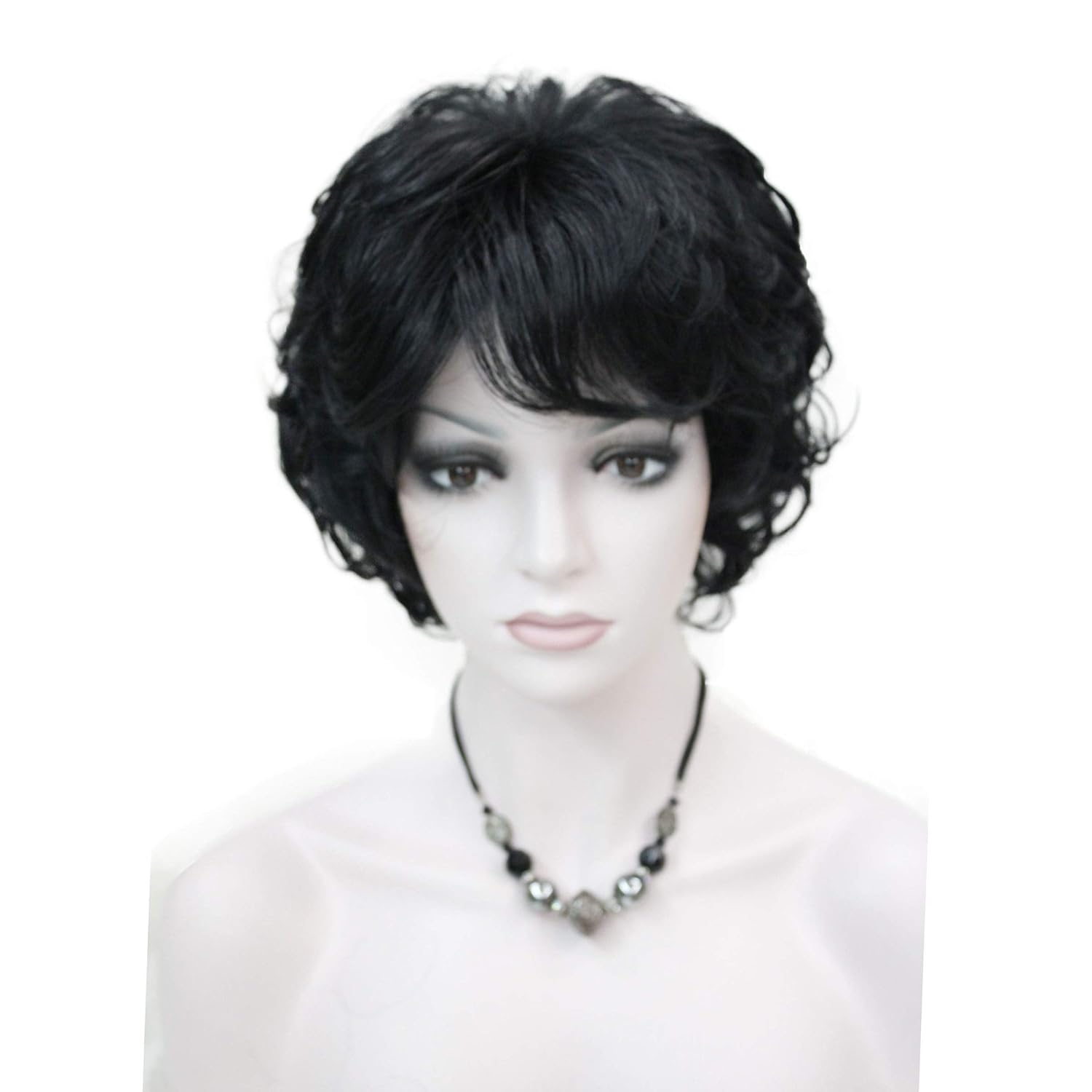 Amazon.com : Wiginway Ladies Wigs Short Wavy Bob Wigs For Women ...