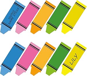 Amazon.com : Thenshop 100Pcs Colorful Name Tags for Classroom Back to ...