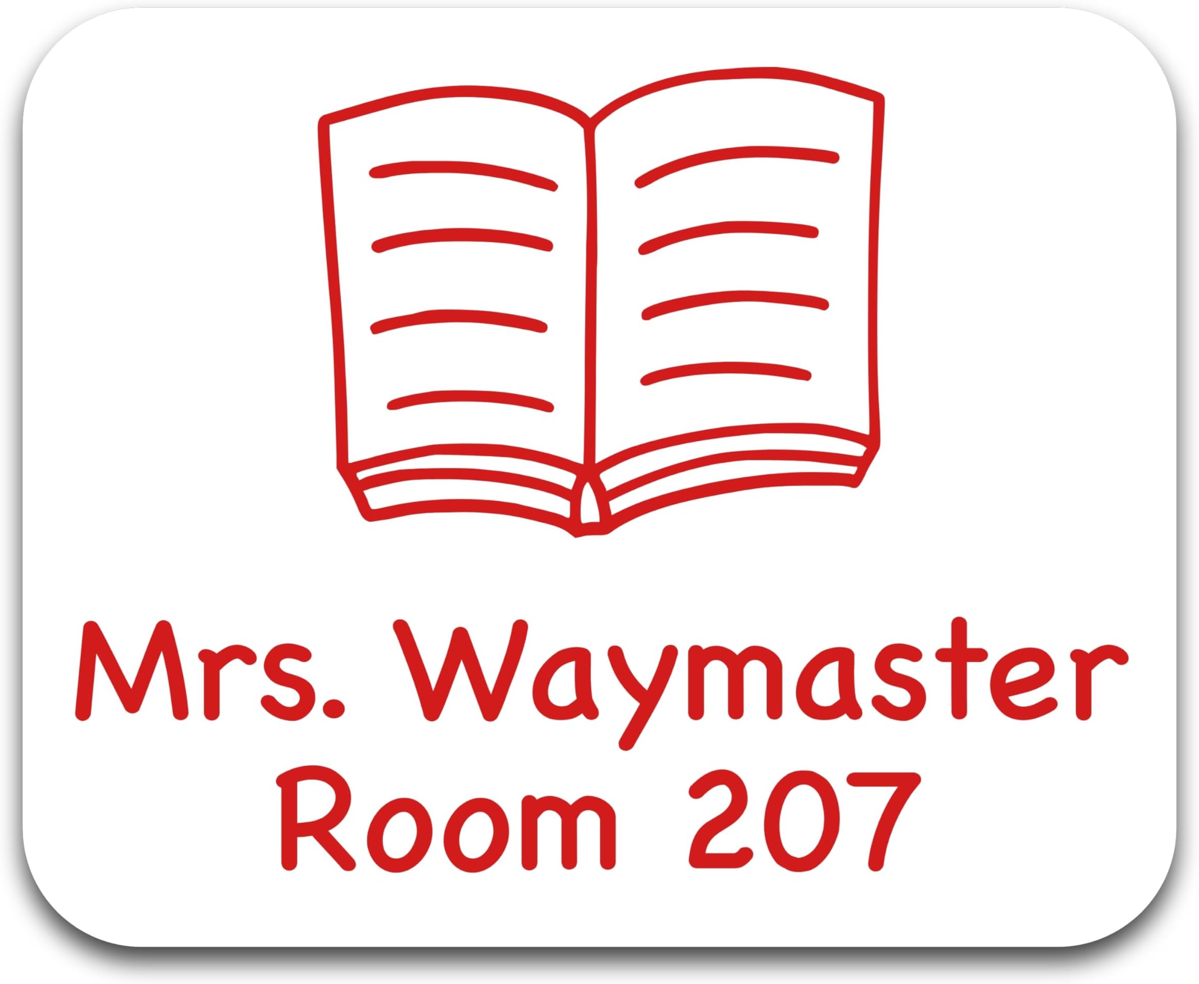 Amazon.com : Personalized Classroom Labels - Custom This Book Belongs ...