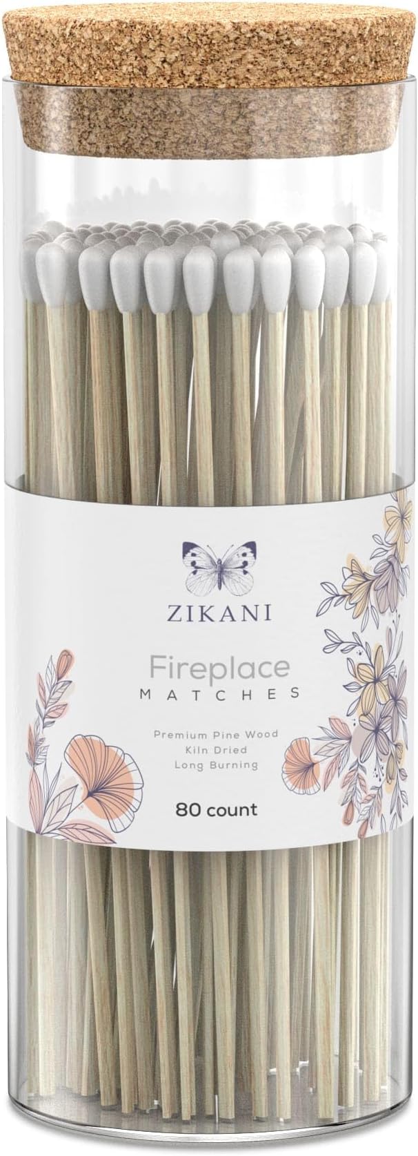 Amazon.com: 8" Black Extra Long Matches | 100 Count Color Safety Match ...