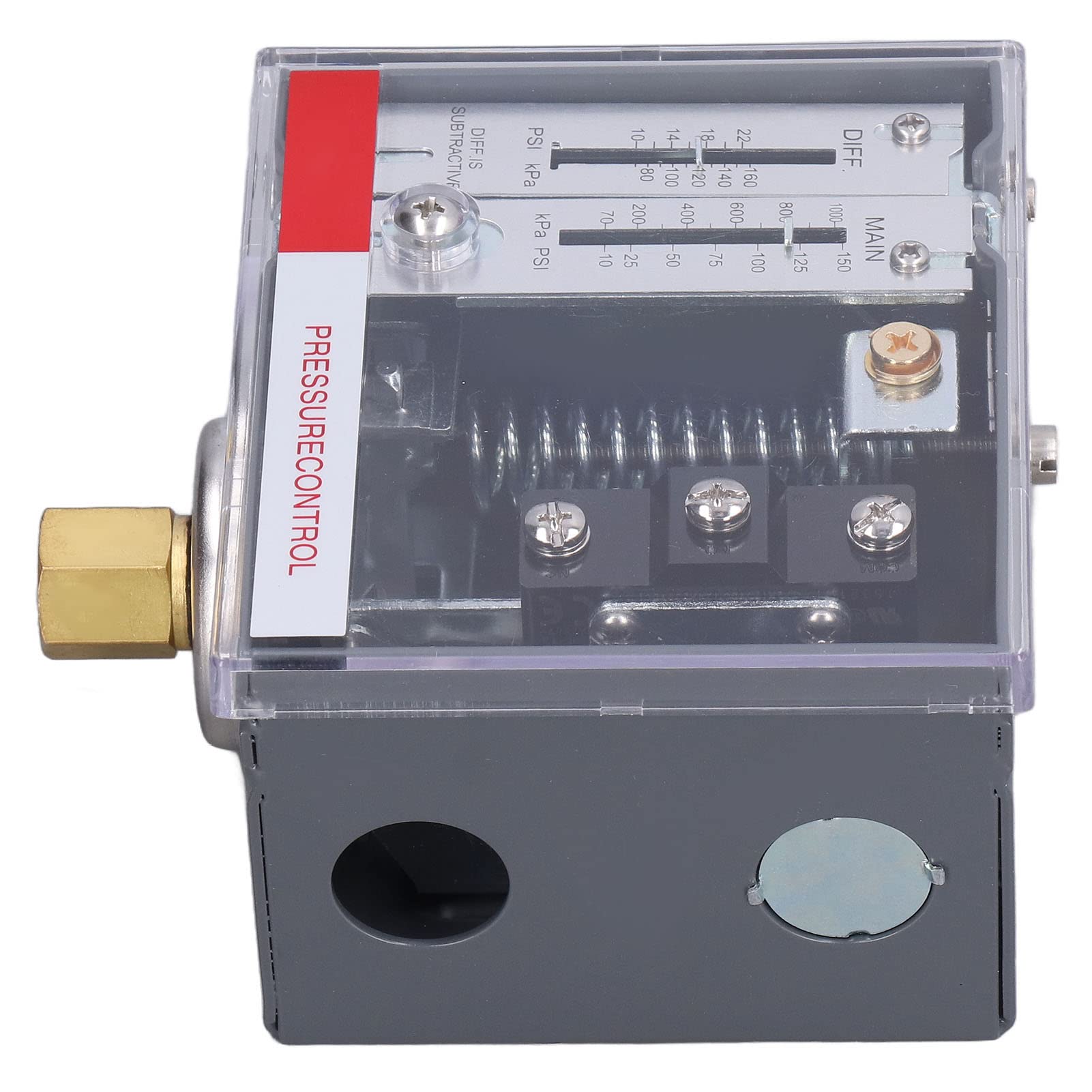 Snapklik.com : Pressure Controller, Adjustable Differential Pressure Switch, LEFOO Pressure ...