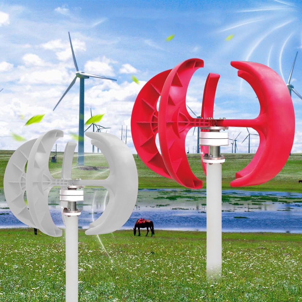 Amazon.com: 600W Wind turbines,12V/24V Wind Turbine Generator Vertical ...