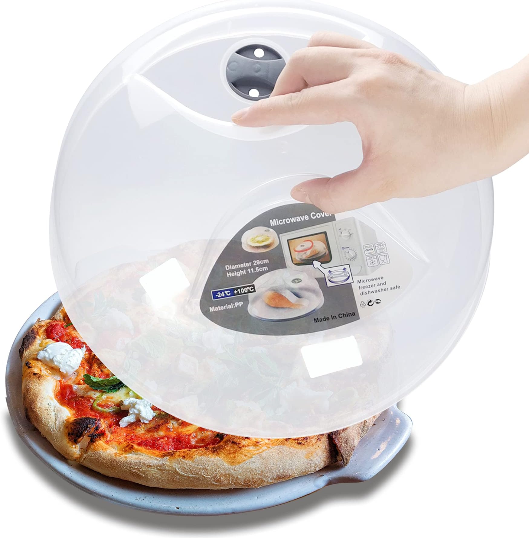 Amazon.com: Nordic Ware Microwave Splatter Cover, 8-Inch, Clear ...