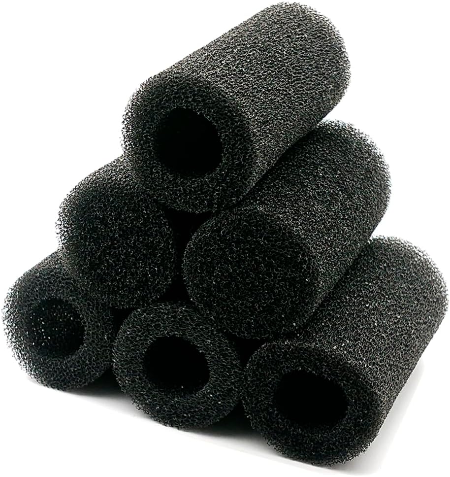 IAFVKAI 6 PCS Pre-Filter Sponge Aquarium Foam Sponge Roll Intake Filter ...