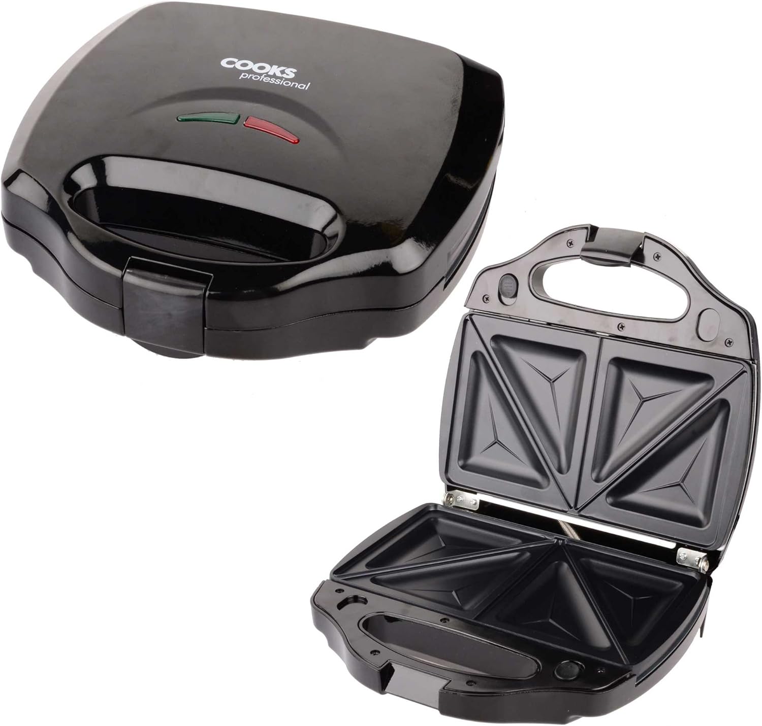 Cooks Pro Grill And Sandwich Toaster Blacksize : Amazon.co.uk: Home ...