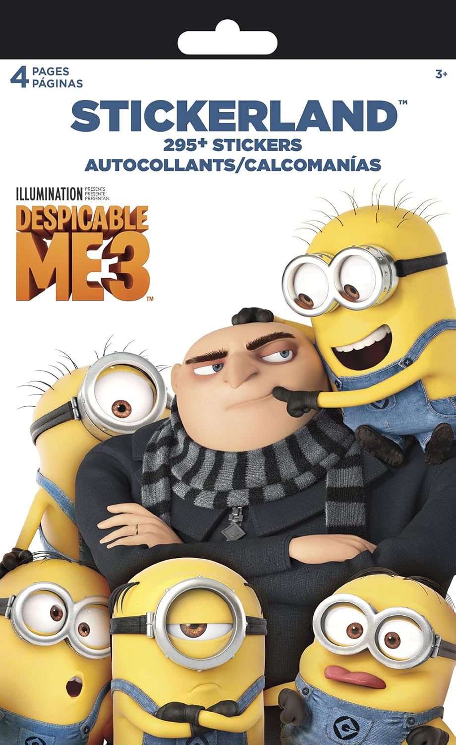 Despicable Me 3 - STICKERLAND 4PG Pad, Stickers - Amazon Canada