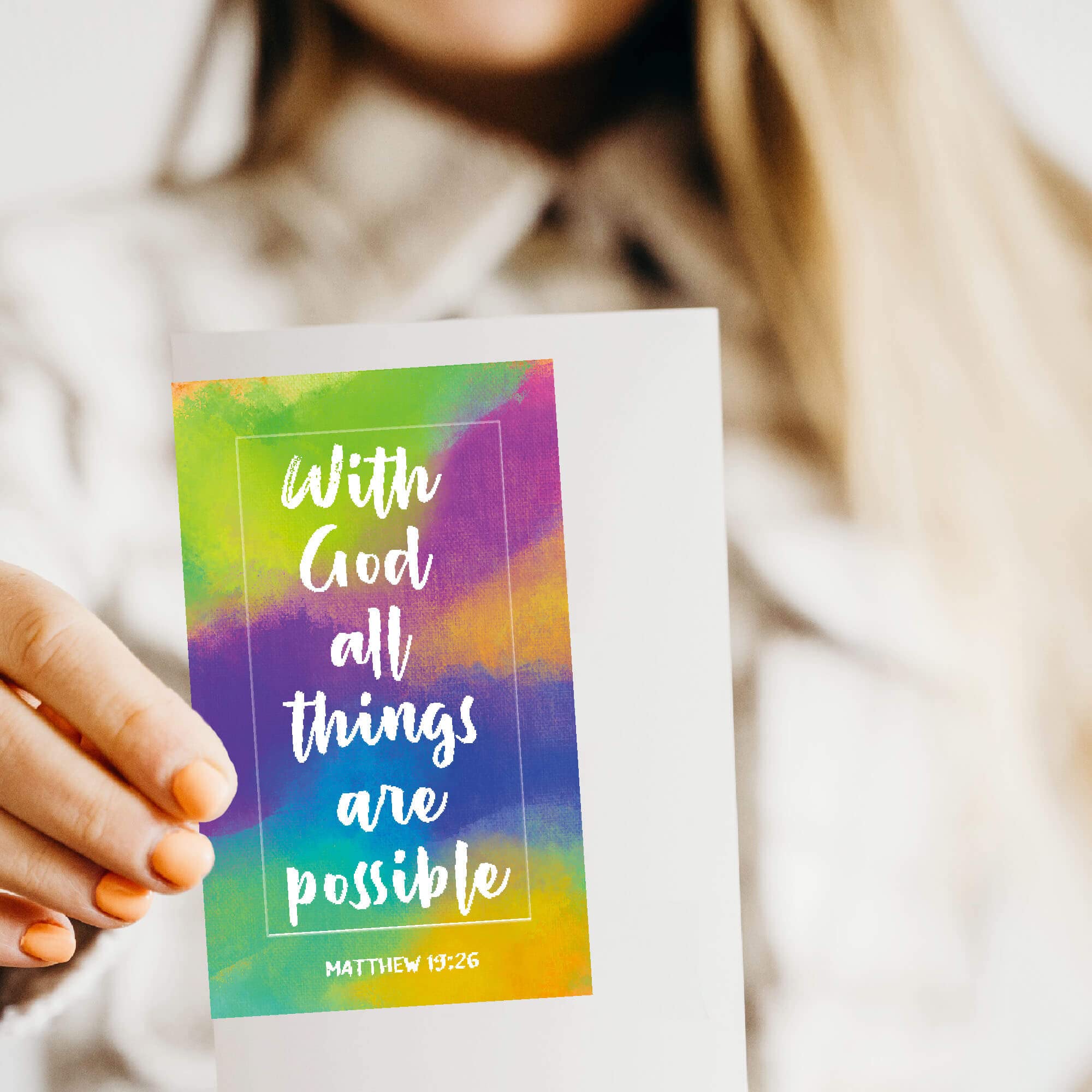 Buy 60 Mini Bible Verse Cards With Inspirational Scripture Quotes, 3 ...