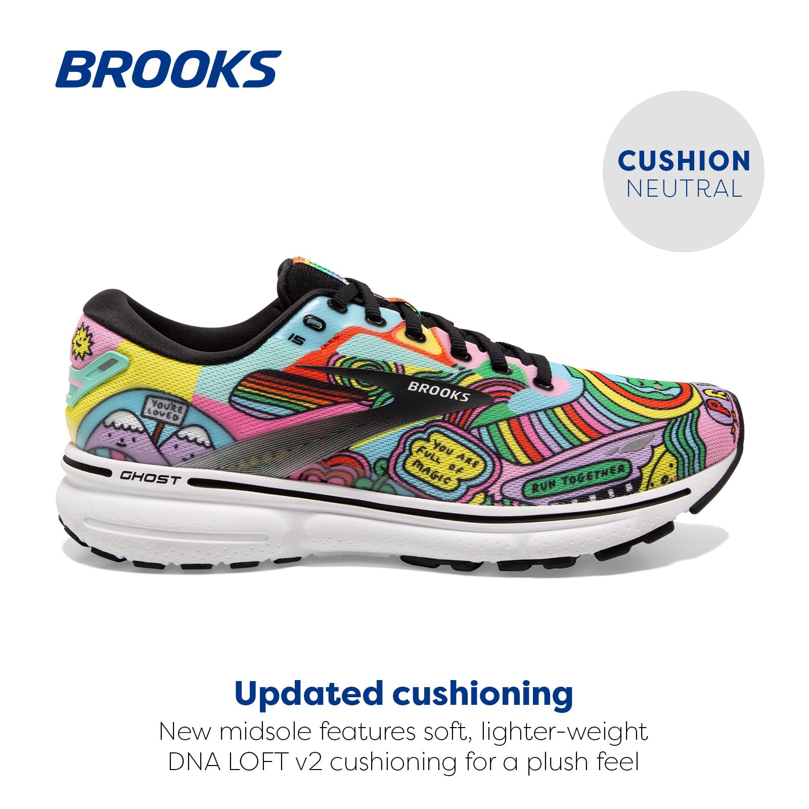 Snapklik.com : Brooks Womens Ghost 15 Neutral Running Shoe