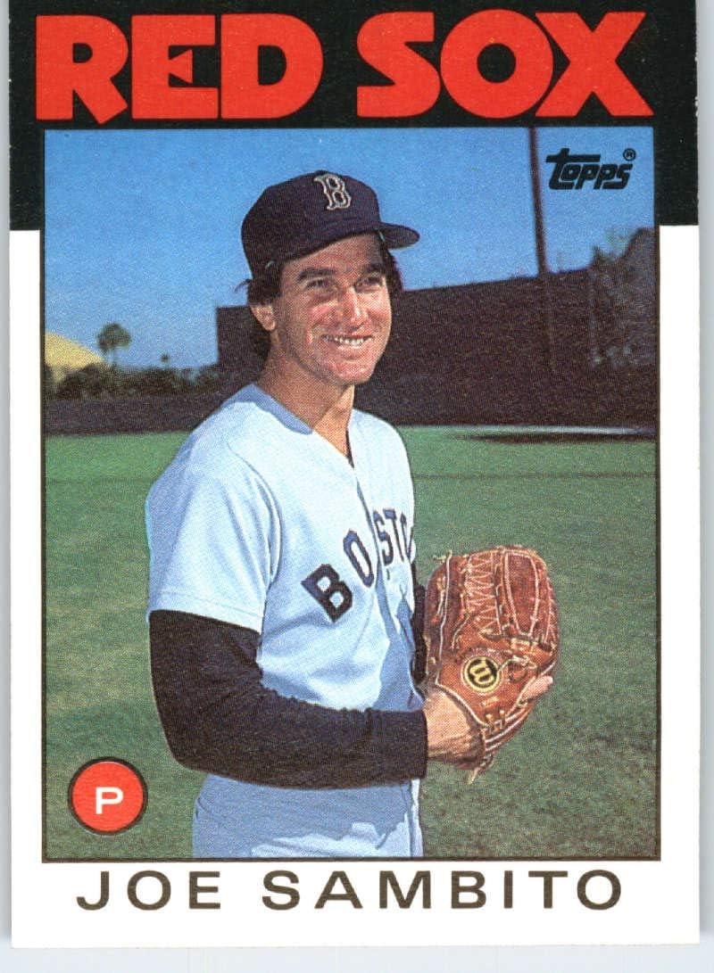 Amazon.com: 1986 Topps Traded Baseball #97T Joe Sambito Boston Red Sox ...