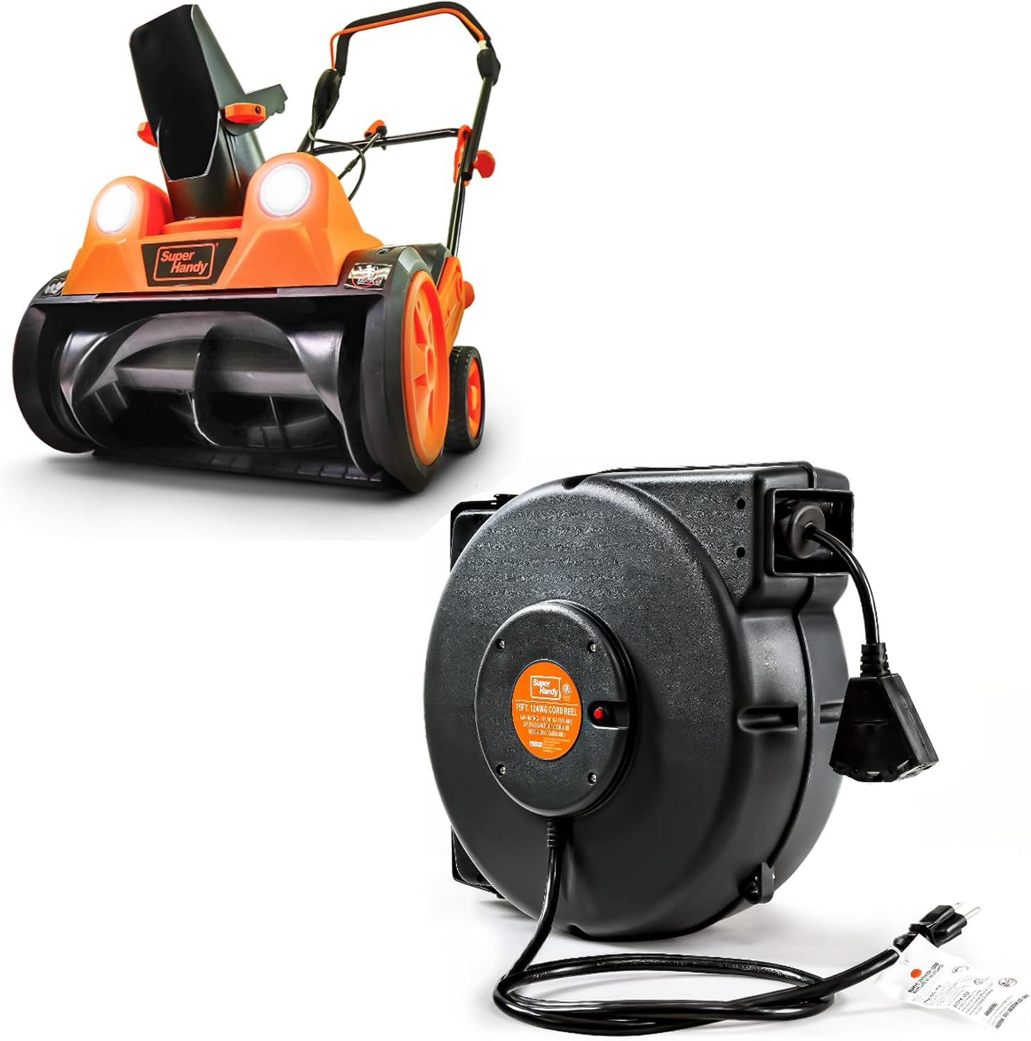 Amazon.com : SuperHandy Electric Snow Thrower Walk-Behind Blower Corded ...