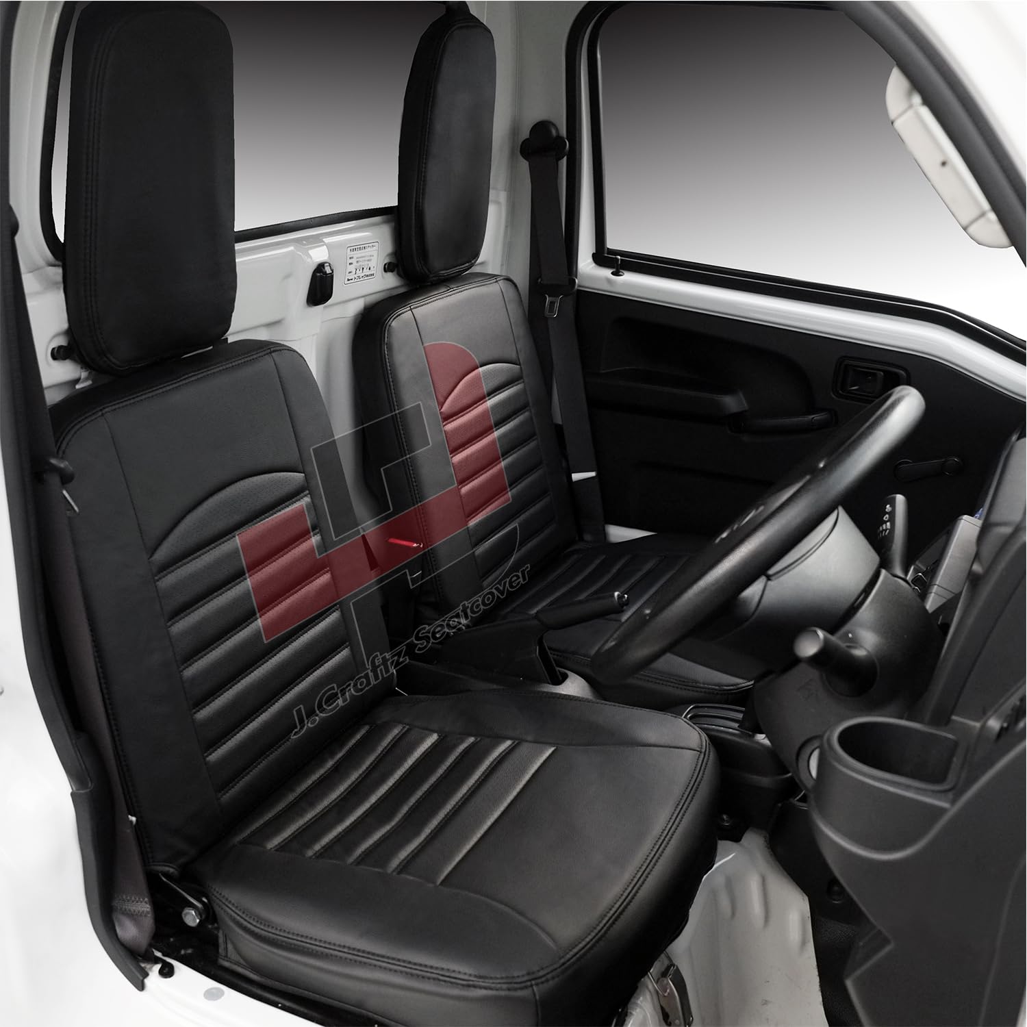 Amazon | シートカバー ダイハツ ハイゼット トラック (H26/9- 現行) S500P / S510P に適合 (運転席・助手席 ...