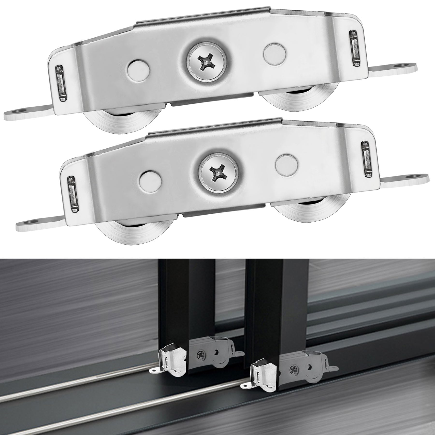 Snapklik.com : Sliding Door Rollers Replacement,304 Stainless Steel ...