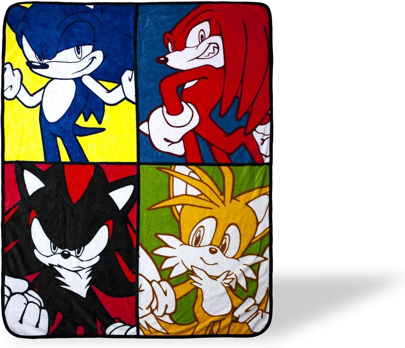 Amazon.com: JUST FUNKY Sonic The Hedgehog Sonic & Tails Large Fleece ...