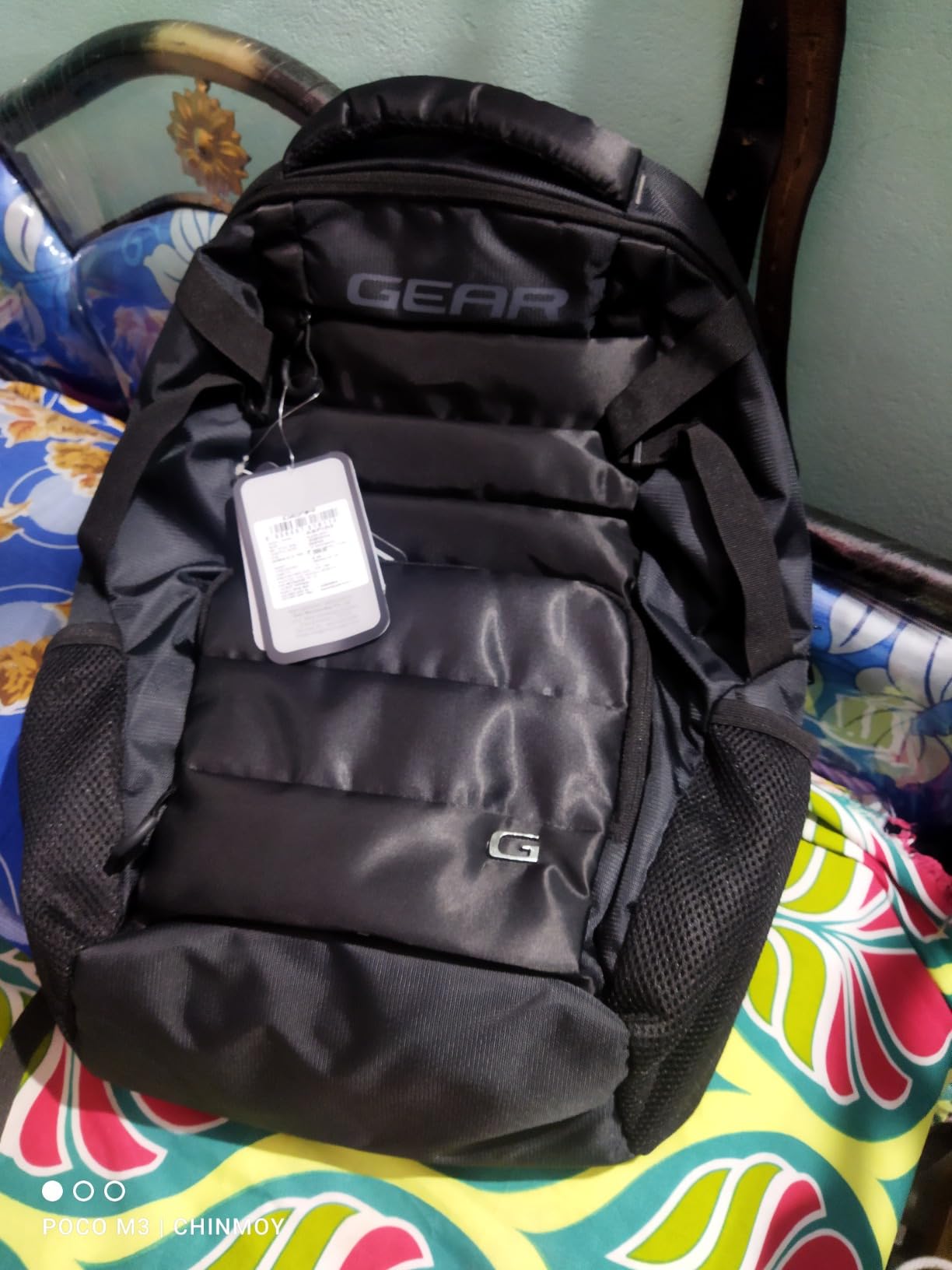 Buy Gear 30 Ltrs (24 Cms) Standard 2 Compartment Backpack (Black) at ...