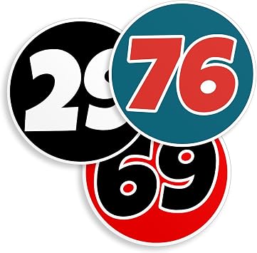 Amazon.com - (New Update) Custom Circular Racing Sticker Personalized ...