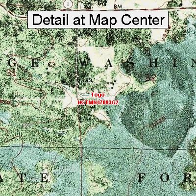Amazon.com : USGS Topographic Quadrangle Map - Togo, Minnesota (Folded ...