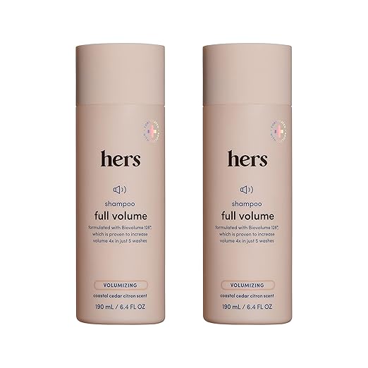 Amazon.com : Hers Full Volume Shampoo 2 Pack - Volumizing Shampoo for ...
