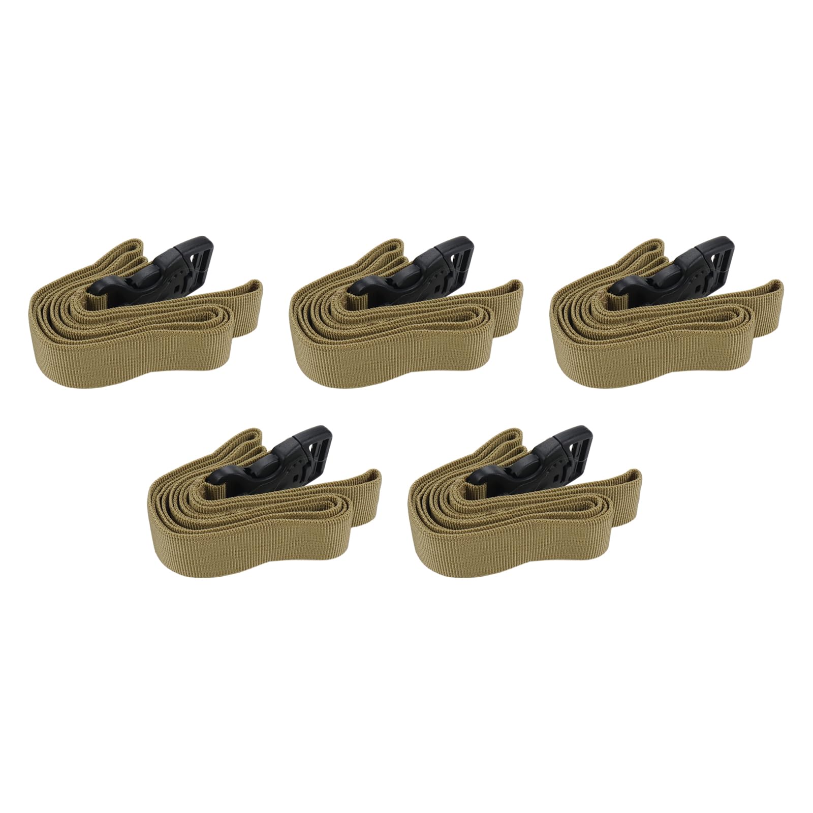 Amazon.com: Sydien 5Pcs Tie Down Straps Brown Nylon Strap 1" x 51.18 ...