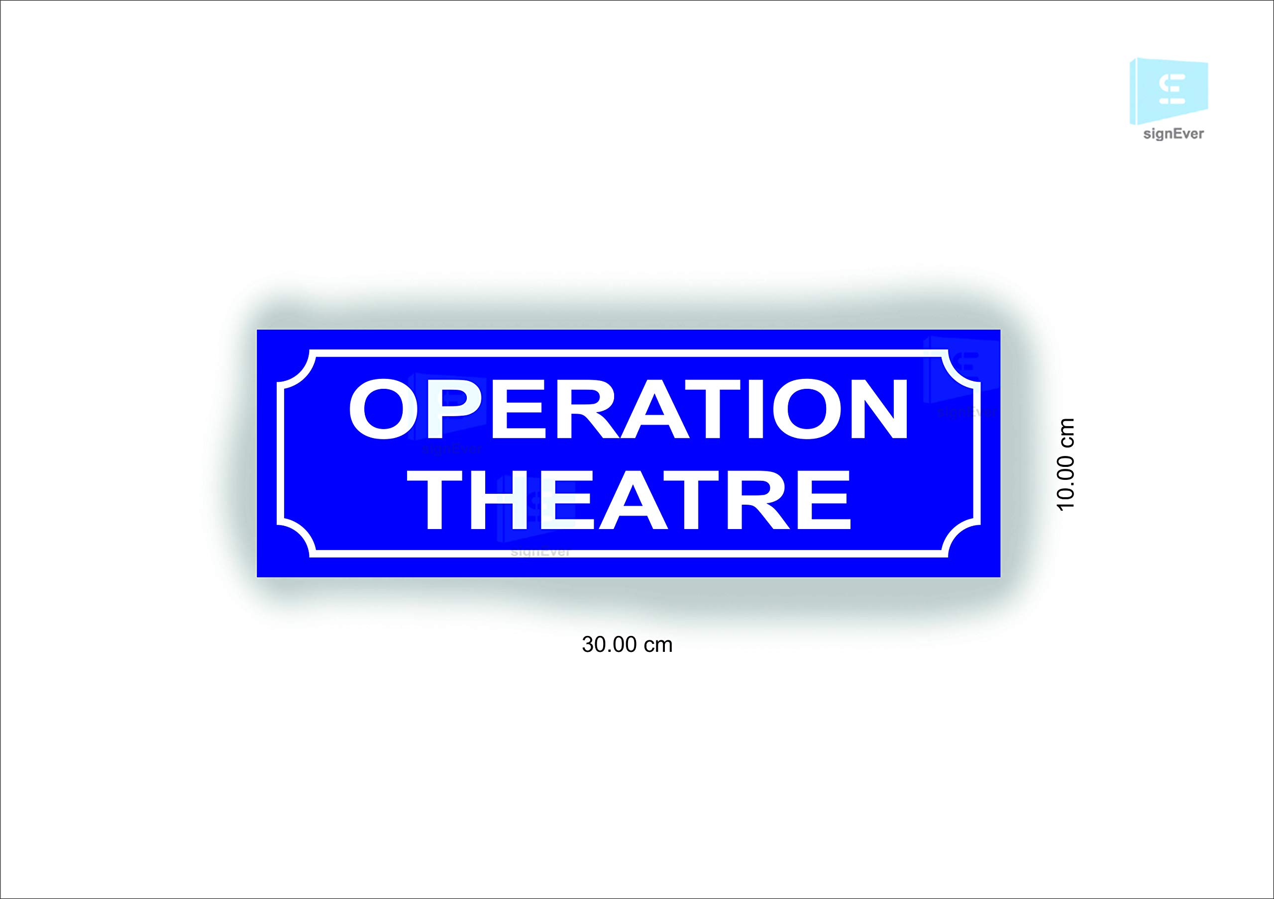 Buy SIGN EVER Operation Theatre Sign Board For Hospital Pharmacy ...