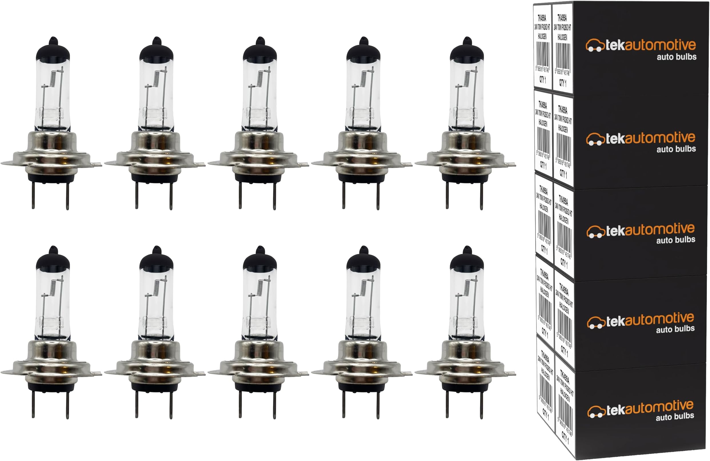 Tek Automotive H7 474 24V Bulbs for Lorry Halogen Headlight Headlamp ...